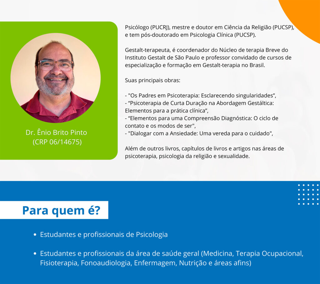 Curso: Dialogar com a Ansiedade com o Dr. Ênio Brito Pinto - CDH ...